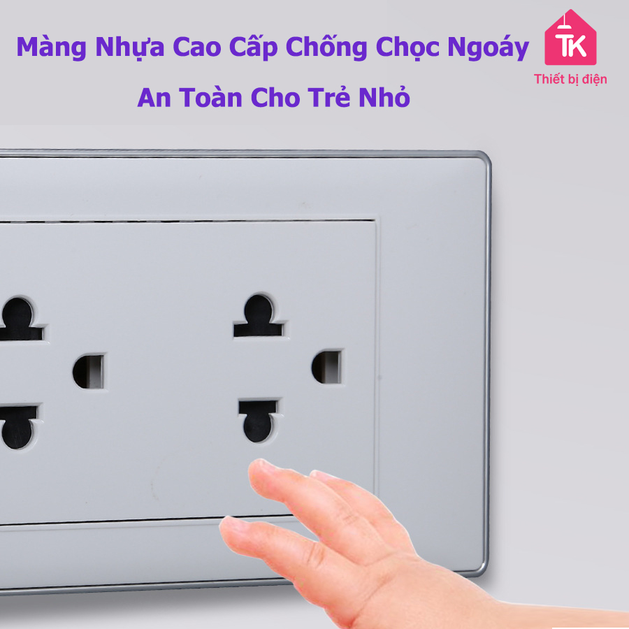 Công Tắc Điện Âm Tường Màu Trắng Sứ Bo Viền Bạc Cao Cấp Thương Hiệu ...