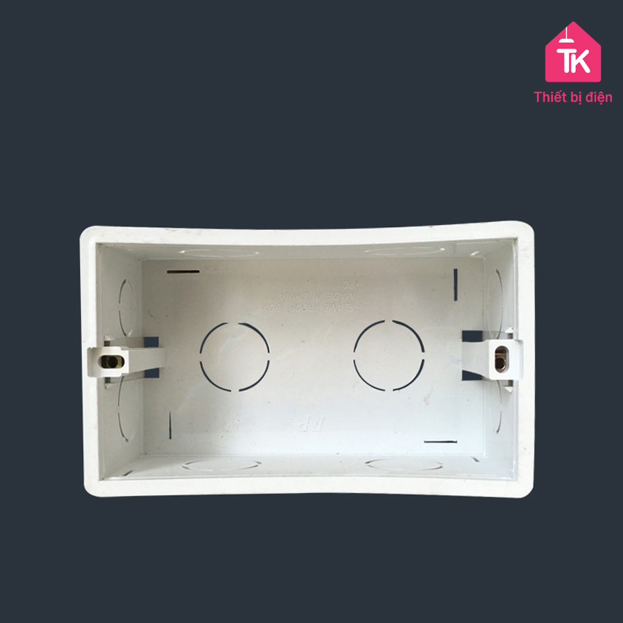 Đế Chứ Nhật Âm Tường Chuẩn EU 146x85mm Cao Cấp Chống Cháy Nổ TENKO TK ...